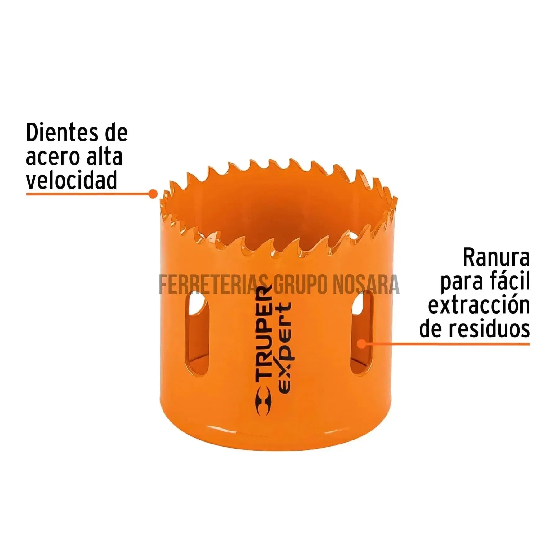 Bimetallic drill bit 2-1/8 TRUPER / 18098