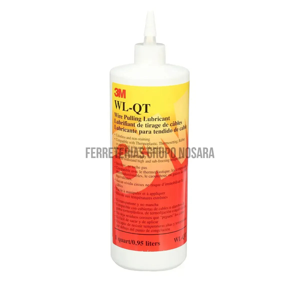Gel lubricante para cable en 1/4 galon 3M WL-QT